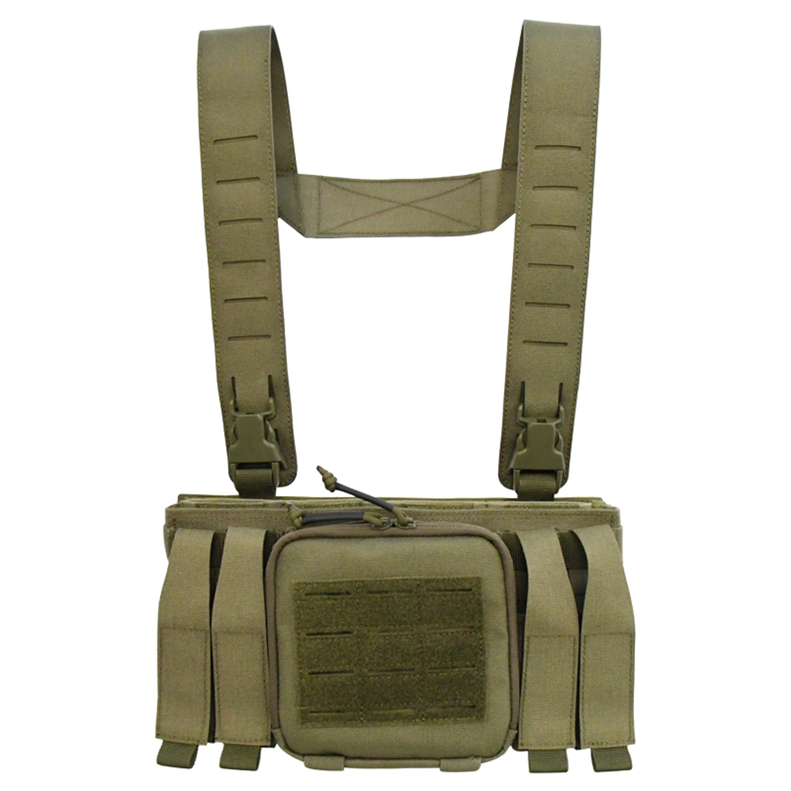Tactical Chest Rig 1000D Nylon with 556/762 9mm Mag Pouch Molle Pouch ...