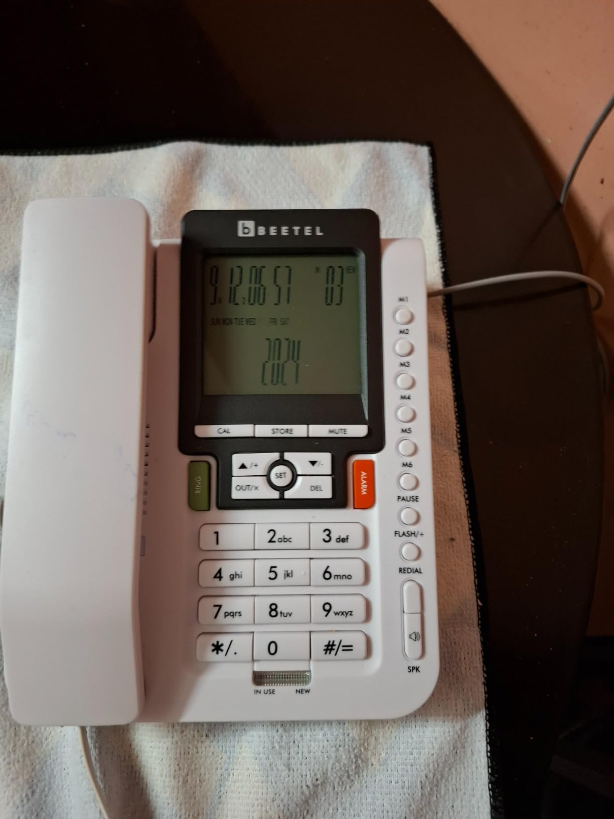 Beetel M71 Corded Landline Phone White : Amazon.in: Electronics