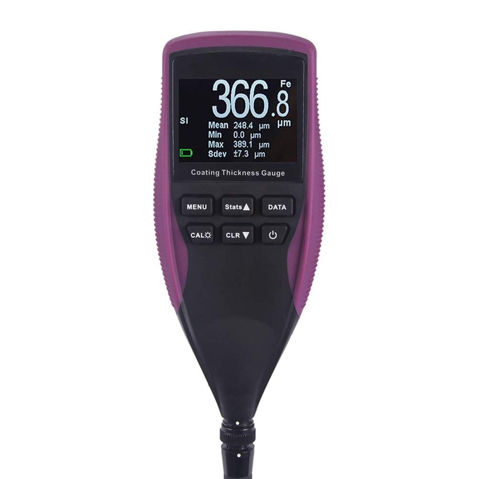 Wsmla Portable Mini Paint Thickness Meter Tester Lcd Car Coating ...