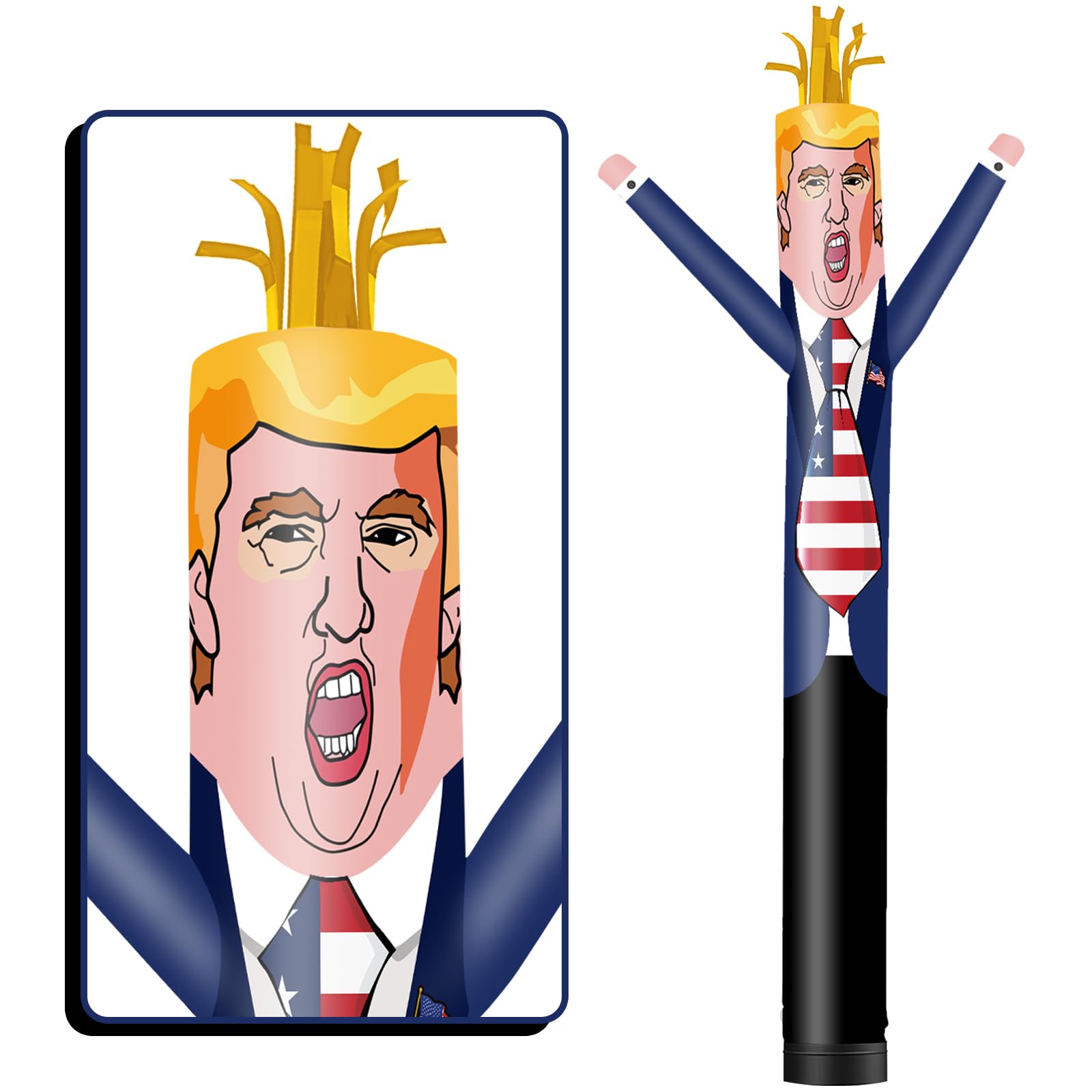 Amazon.com: GOODENY 20FT Tall Donald Trump Funny Inflatable Tube Man ...