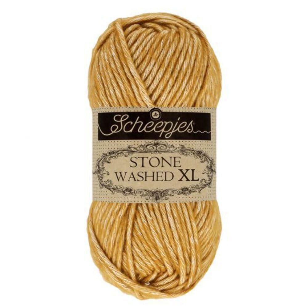 Amazon.com: Scheepjes Yarn Stone Washed XL Yarn (849 - Yellow Jasper)