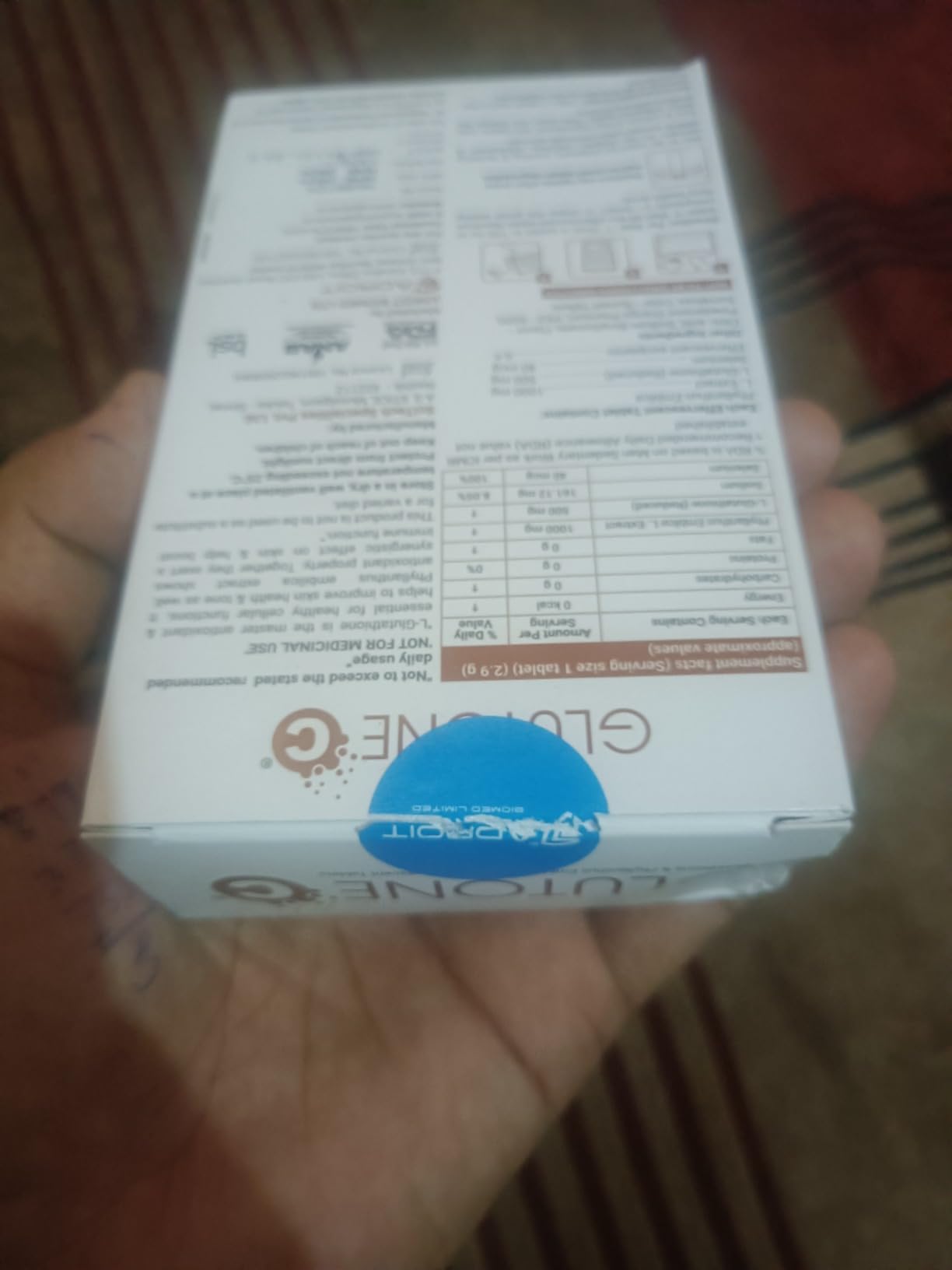 Glutone C Glutathione & Vitamin C Effervescent Tablets| Made with ...