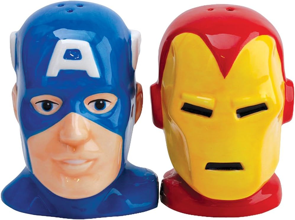 Amazon.com: FUNKO POP! HOME: Captain America & Iron Man - Salt N ...