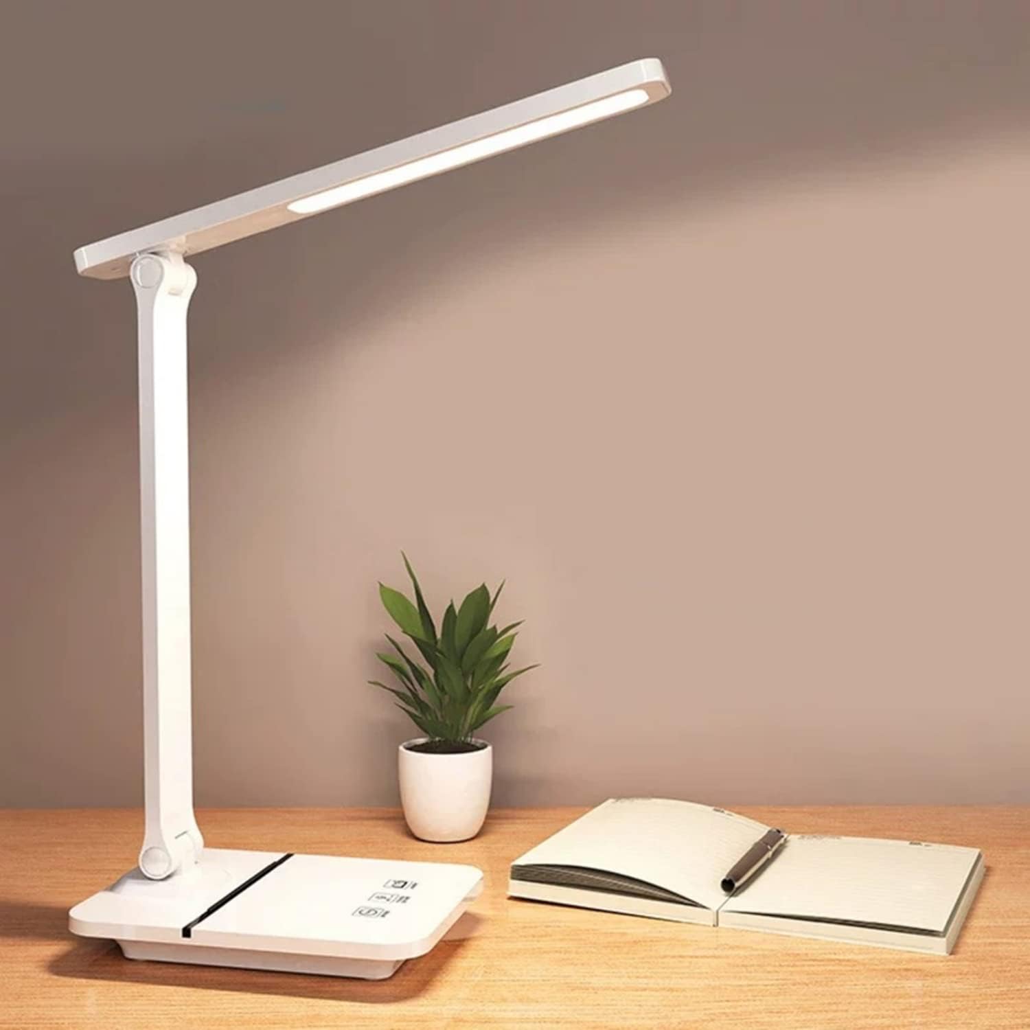 LED Desk Lamp, Dimmable Table Lamp with 3 Color Temperatures, Eye ...