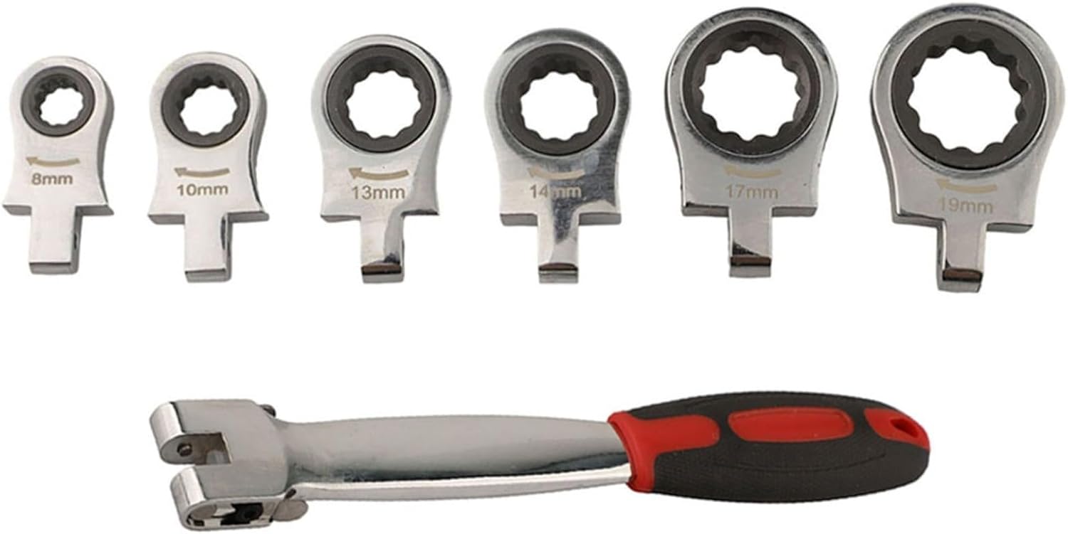 Ratchet Spanner Set with Multiple Sockets - Ideal for Various Tasks ...