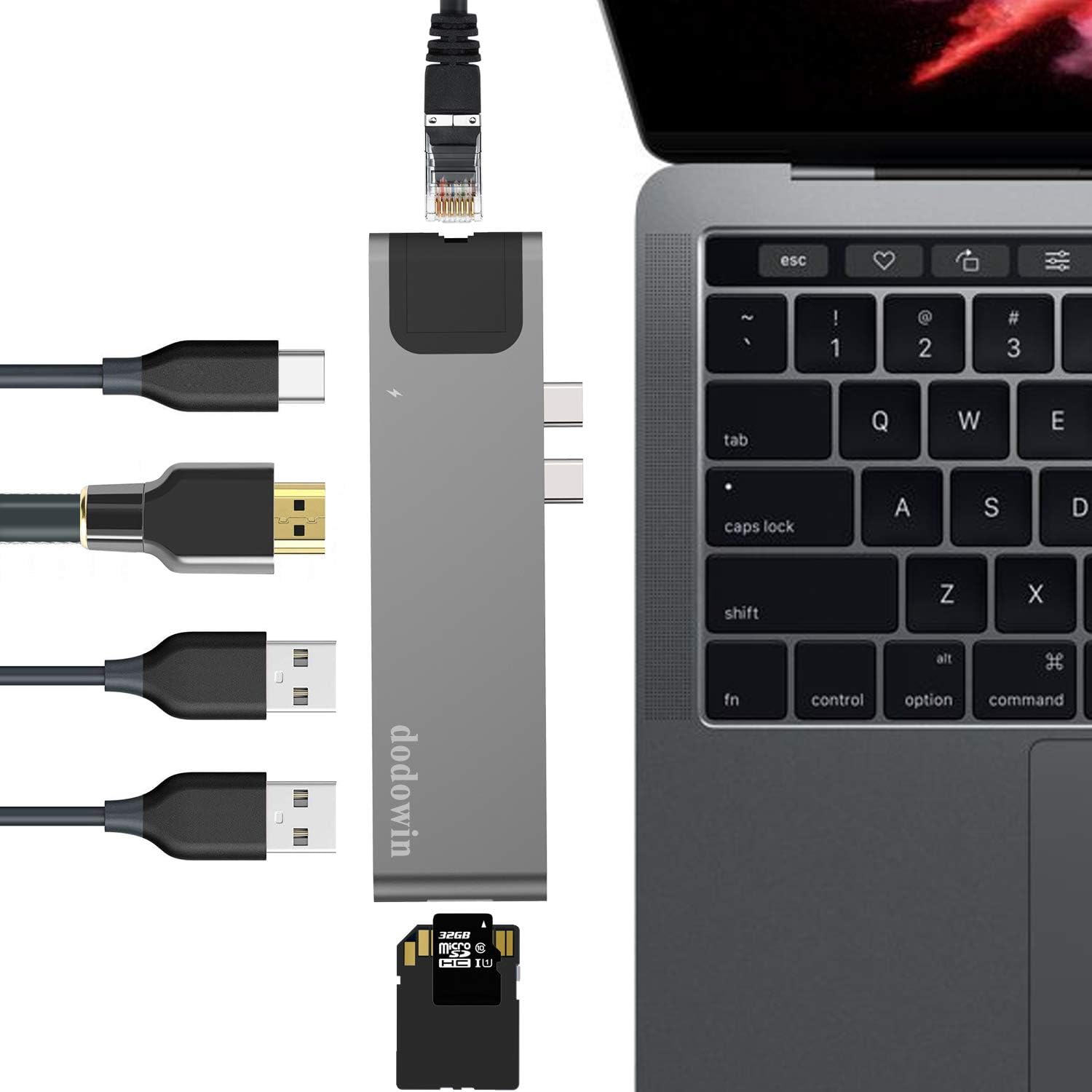 USB C Adapter Kompatibel für MacBook Air/Pro M1 MacBook Pro 2020-16 ...