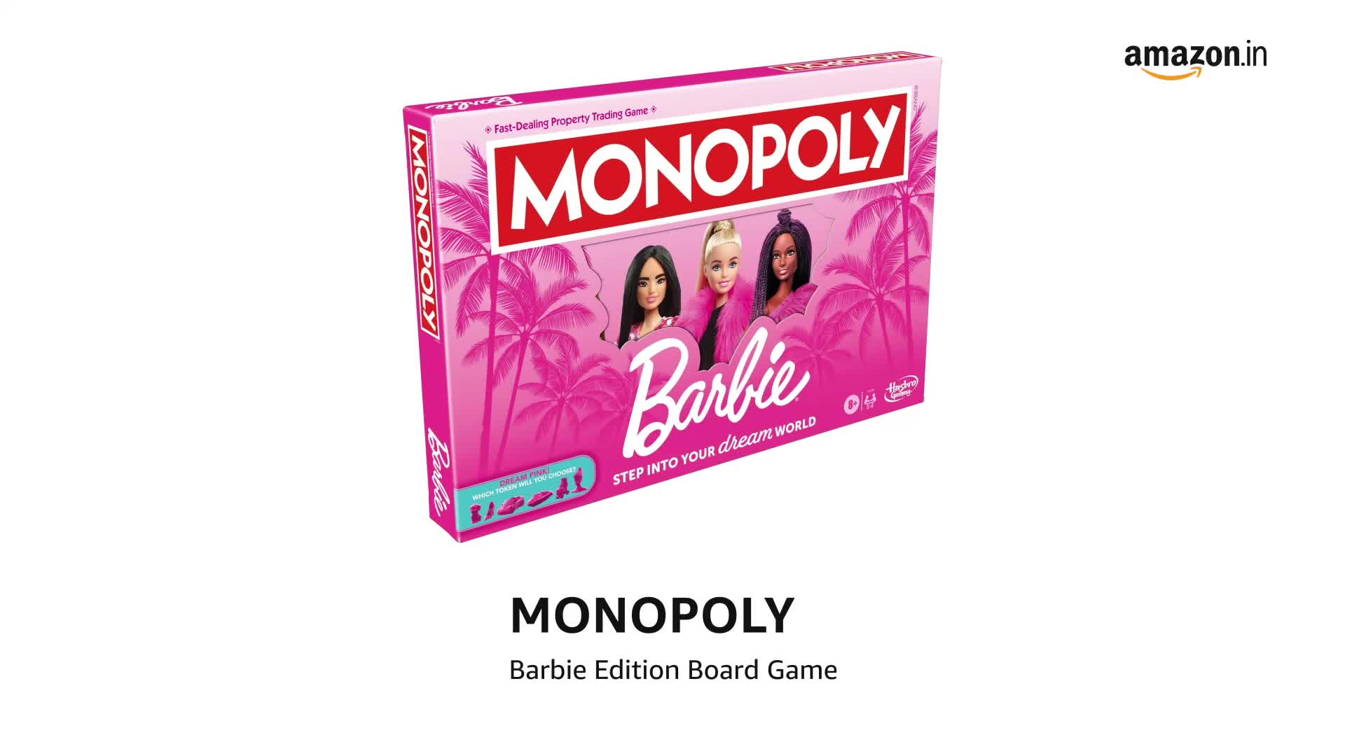 Drinking Games Monopoly Barbie Edition Board Game - Pink Themed Family ...
