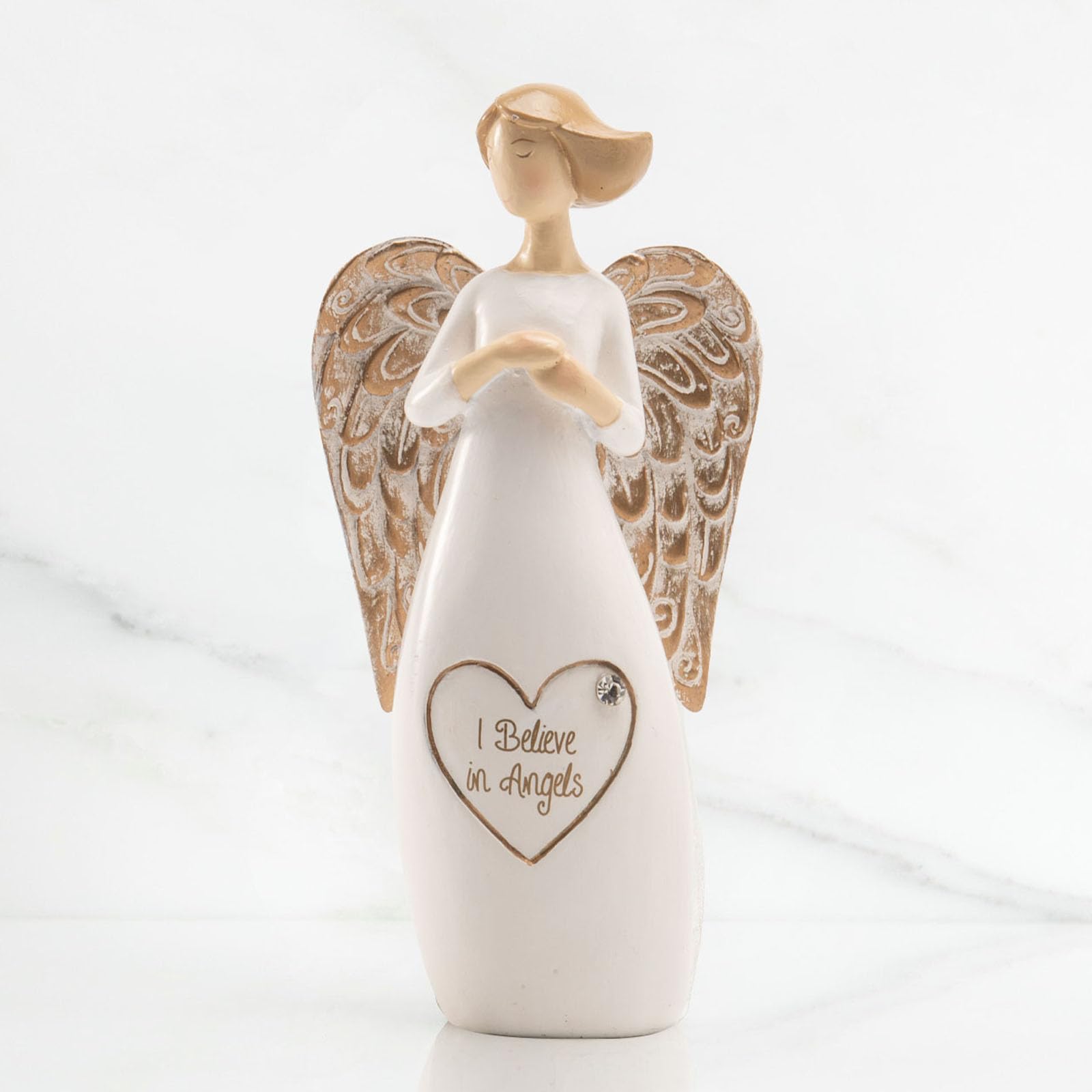 Amazon.com: Braxio Christmas Decorations Indoor Angel Gifts - Resin ...