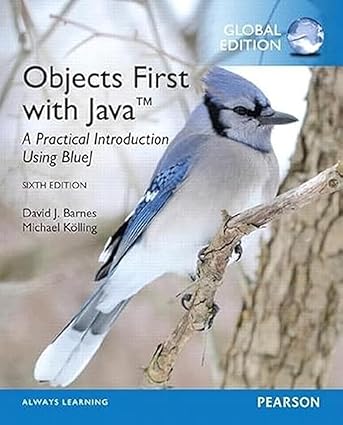 Objects First with Java: A Practical Introduction Using BlueJ, Global Edition: Amazon.co.uk ...