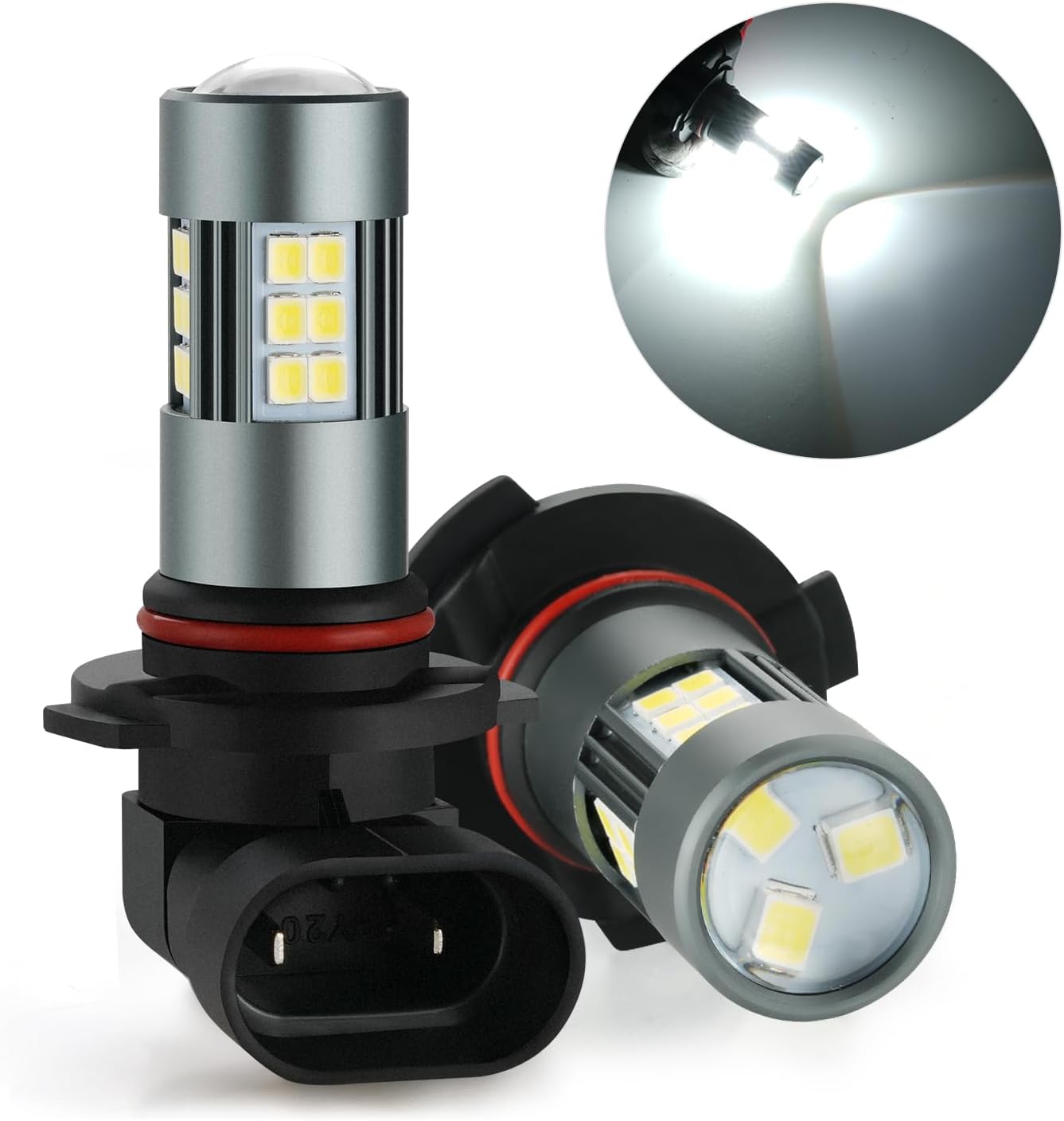 Amazon.com: iFunyLED H10 LED Bulbs, 9145 9140 Fog Light 6500K Cool ...