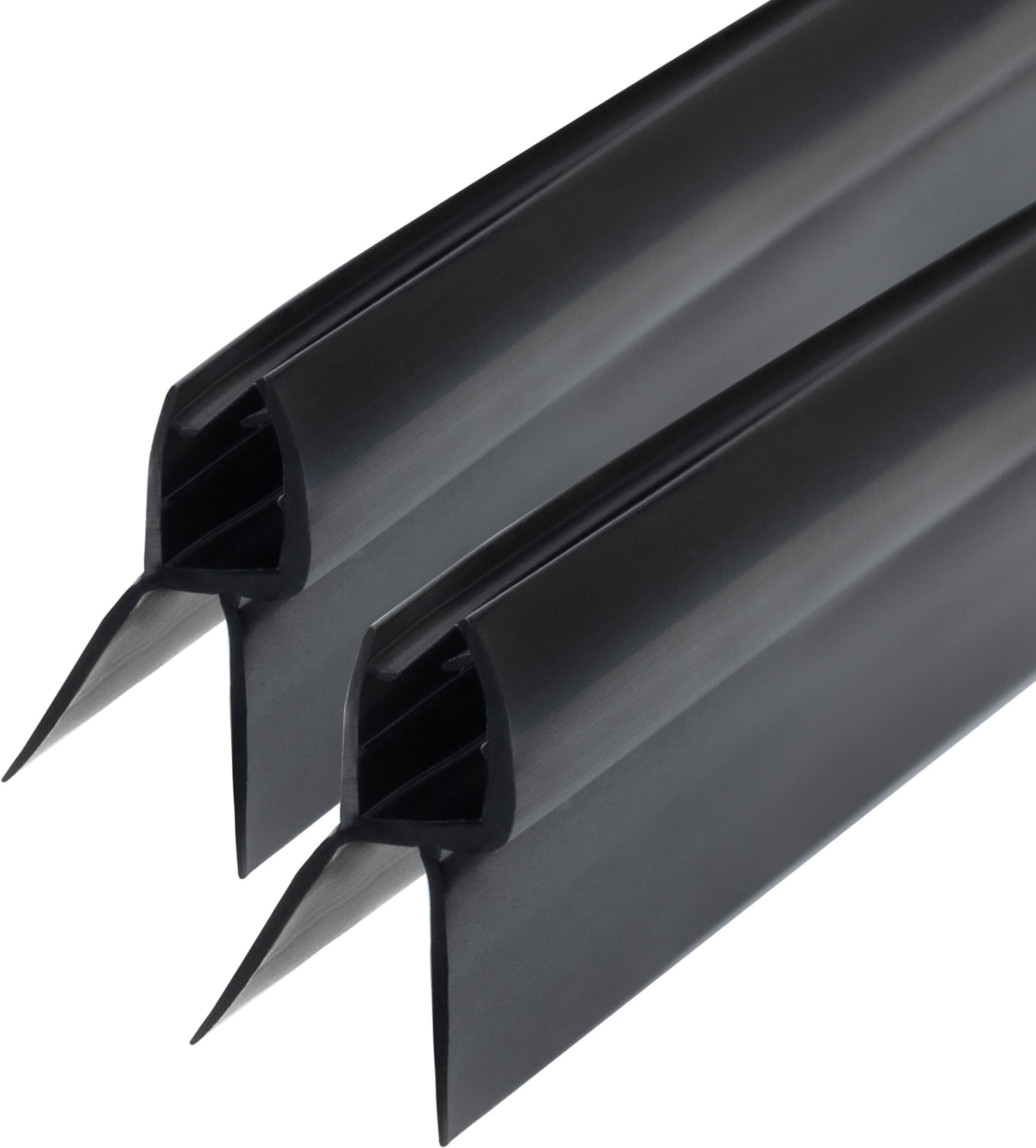 Black Shower Seal Extra Long 2m | Glass Range 4mm - 10mm Options ...