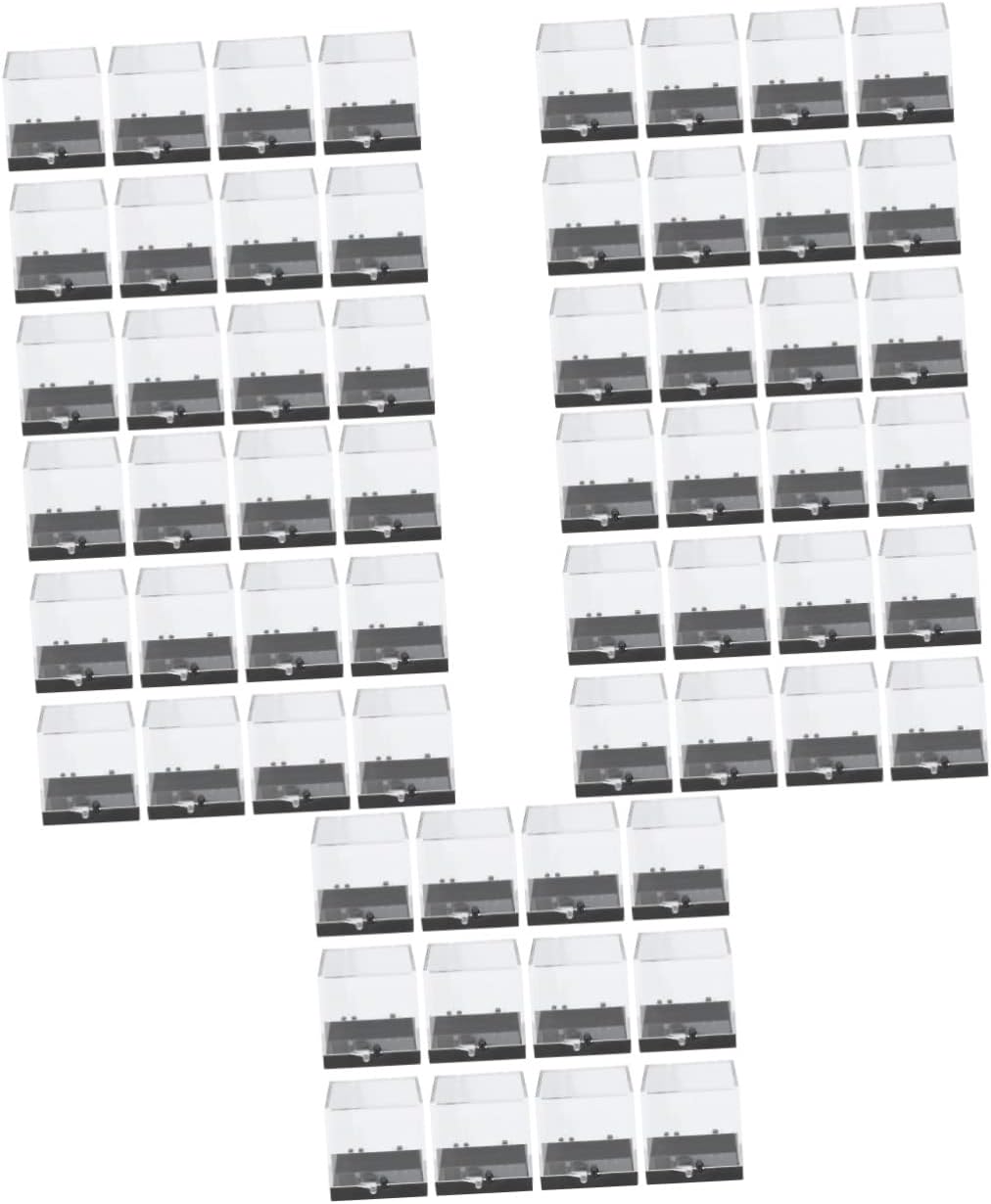 Amazon.com: Cabilock 60 Pcs Mineral Standard Display Box Containers ...