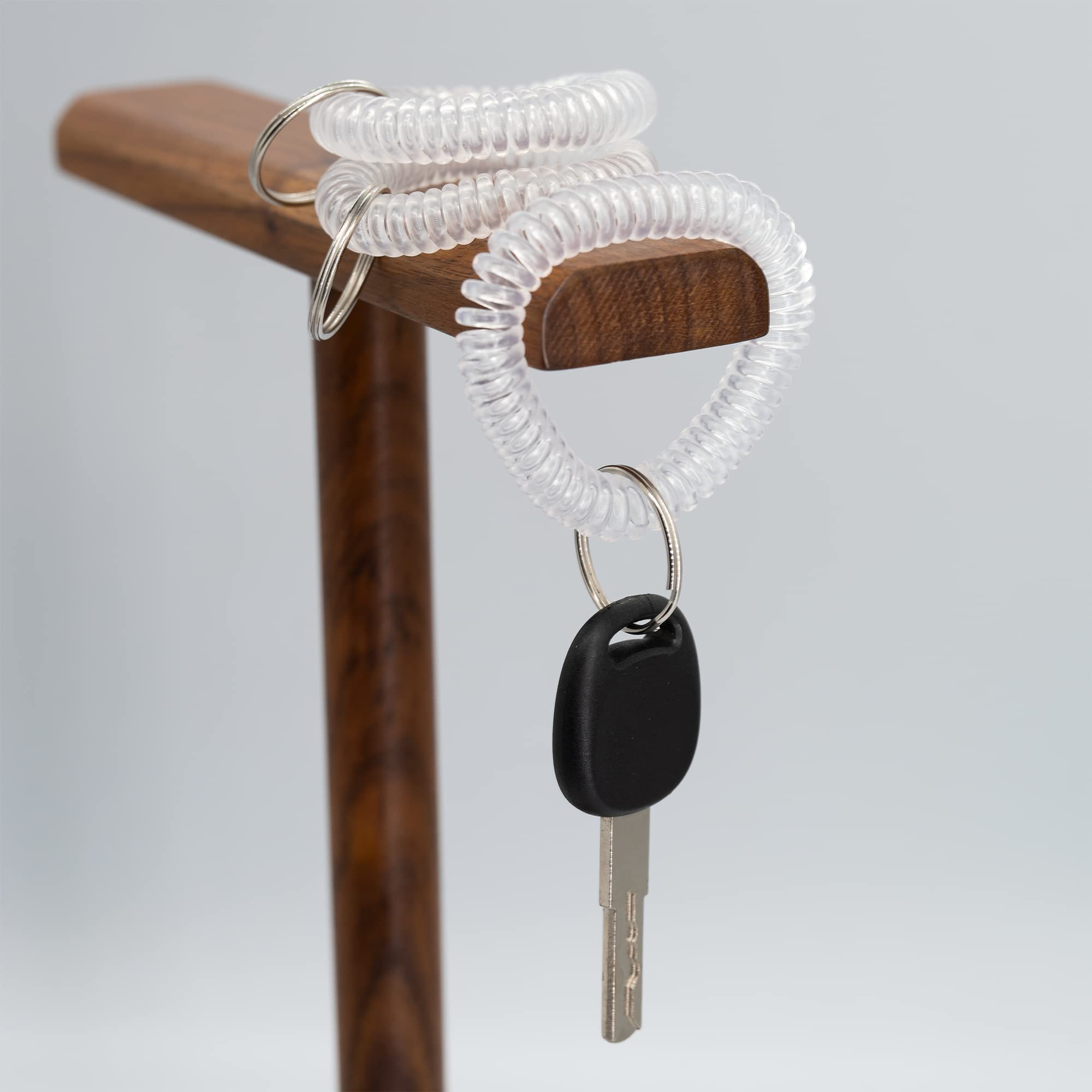 Snapklik.com : Stretchable Plastic Wrist Coil Wrist Band Key Ring Chain ...