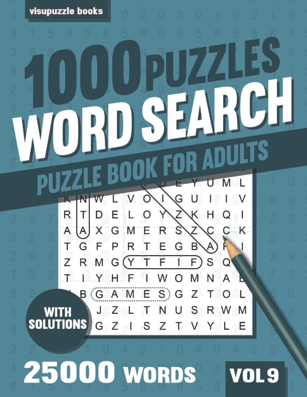 Word Search Puzzle Book for Adults: 1000 Word Find Puzzles for Seniors ...