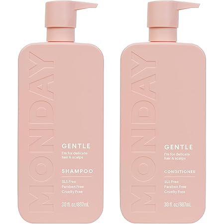 Amazon.com : MONDAY HAIRCARE Smooth Shampoo + Conditioner Bathroom Set ...