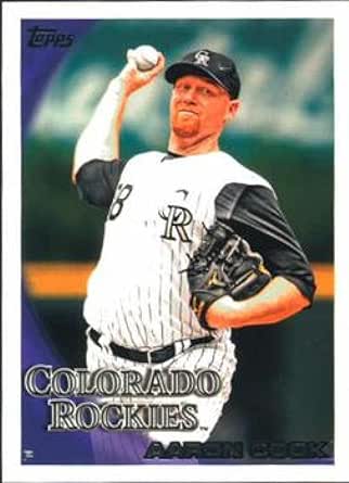 Amazon.com: 2010 Topps Series 2 Baseball #621 Aaron Cook Colorado ...