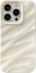 Amazon.com: Caseative for iPhone 14 Pro Case,Water Ripple Pattern Curly Wave Shape Soft Phone ...