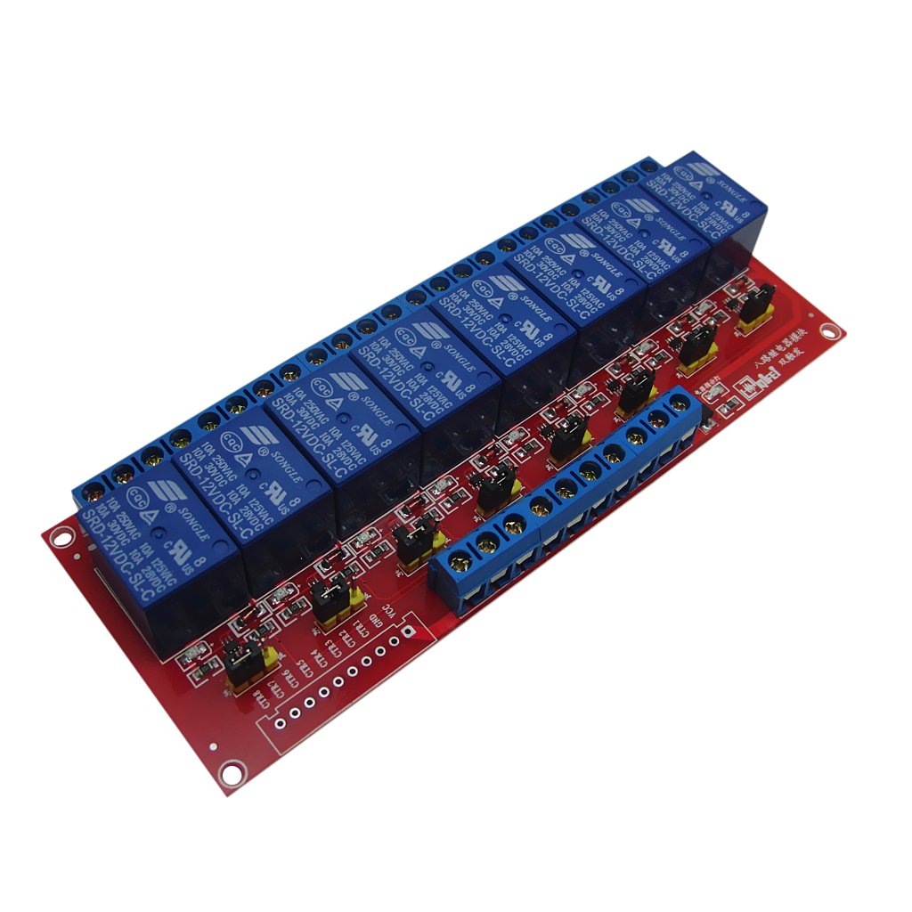 Pinakine® 5V 8 Channel Relay Board Module for Arduino Raspberry Pi ARM ...