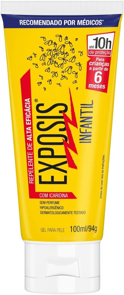 Repelente Exposis Infantil Gel 100ml : Amazon.com.br: Saúde