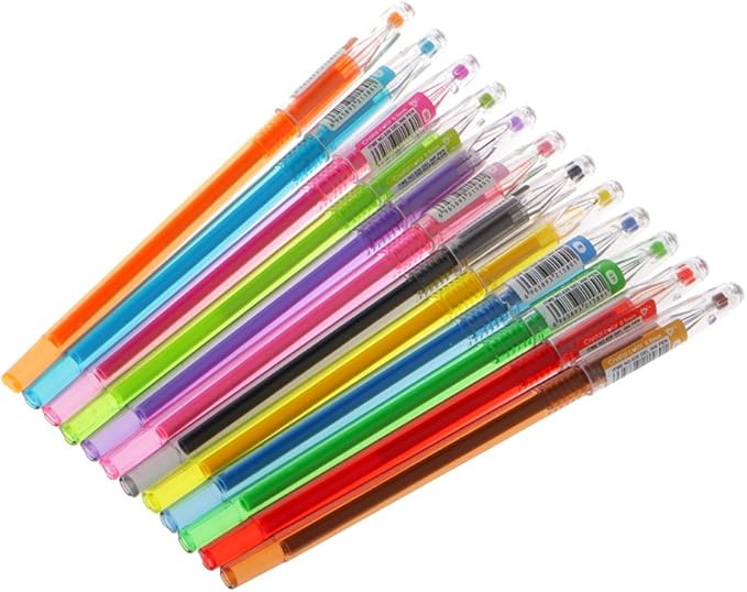 Amazon.com : Diamond Gel Pen School Supplies Draw Random Colored Pens ...