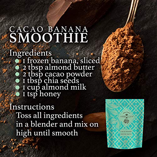 Caribbean Cacao Raw Cacao Powder (2 lb) - Unsweetened Flavor. Sourced ...