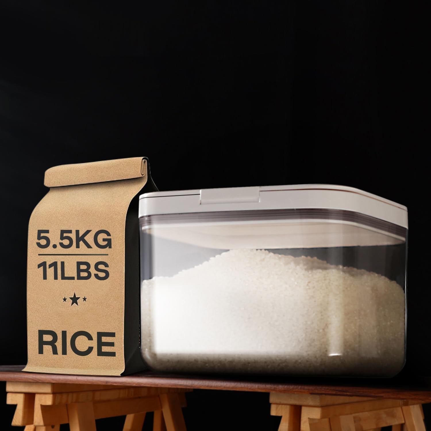 Amazon.com: TBMax Large Food Storage Containers with Airtight Lid ...