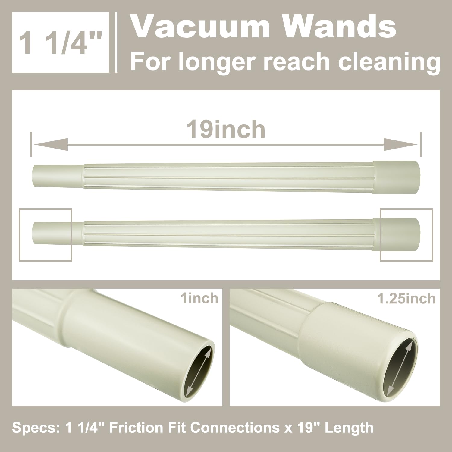 Snapklik.com : HASMX 19 Inch Length Vacuum Wand Attachment, Replacement ...