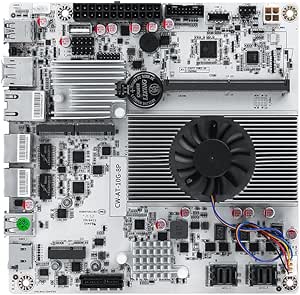 Amazon.com: 8-Bay NAS Mini ITX 10Gbps NAS Motherboard Adaptable to Support 8sata One 10Gbps ...