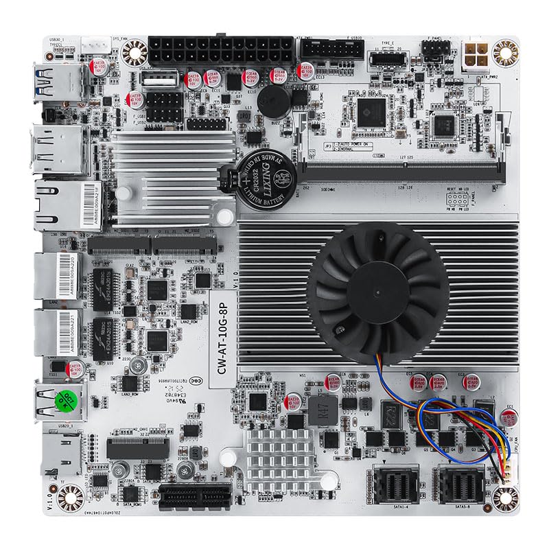 N100 10gbps Nas Mini Itx Motherboard 8 Bay 2 2 | Desertcart INDIA