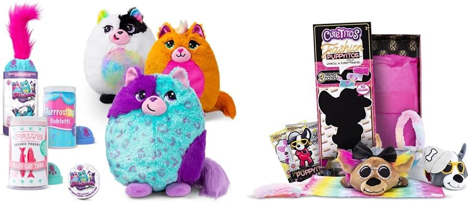Basic Fun 03936 Misfittens Cats, Wave 1 Surprise Stuffed Animals ...