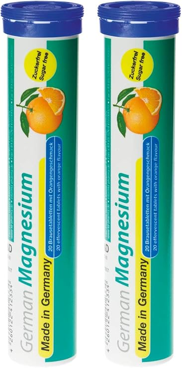 Amazon.com: German Magnesium Citrate Supplement | Effervescent Tablets ...