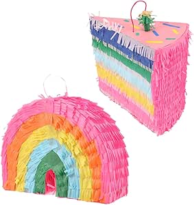 Amazon.co.jp: Gogmee 2pcs Pinata Kids Birthday Party Decorations Happy ...