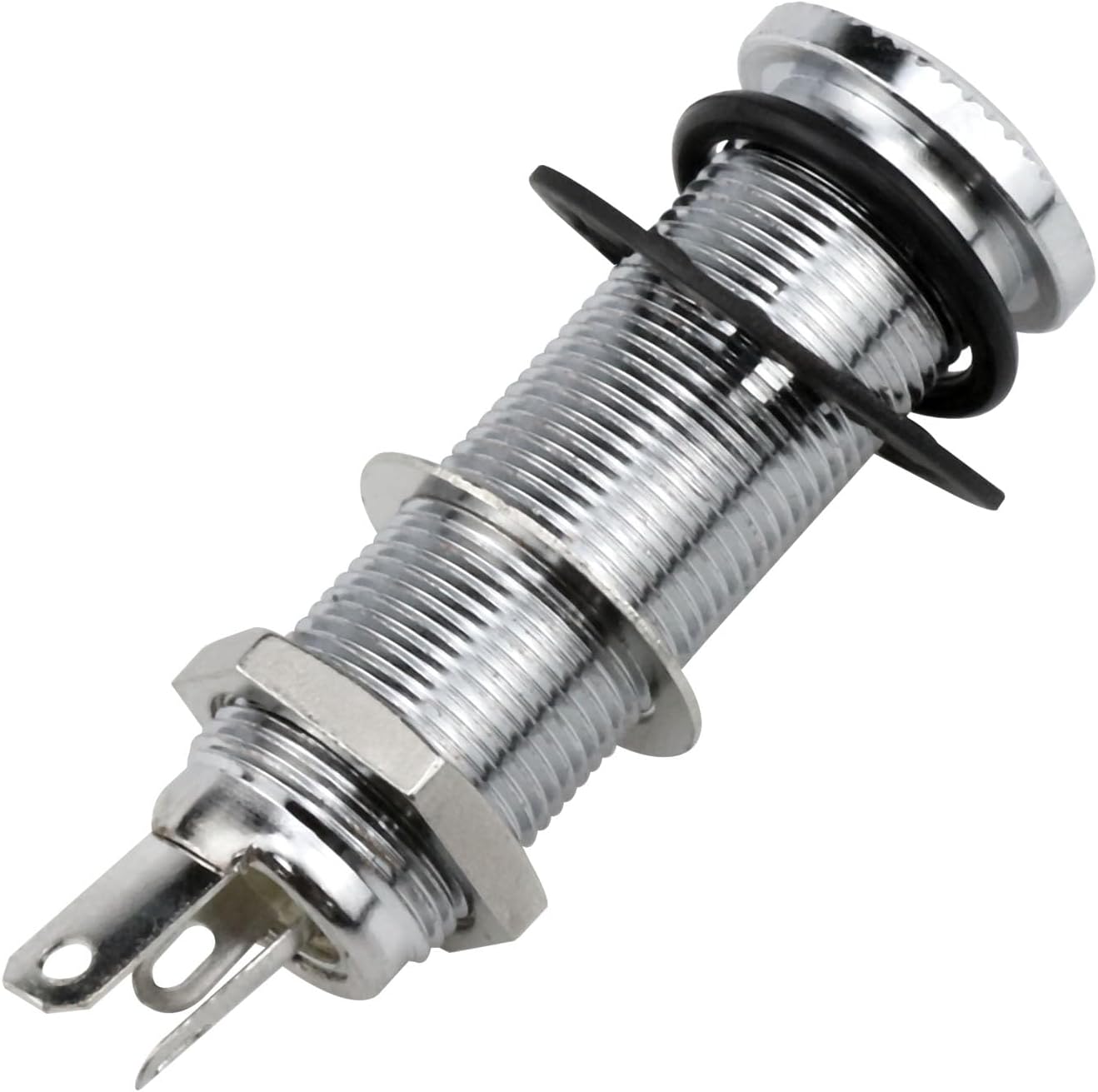 Amazon.com: VAKTOK-1pcs Brass Electric Guitar Bass Barrel Jack sleeve ...