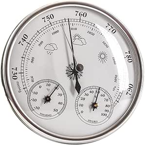 Amazon.com: WMGoods,Barometer Thermometer Hygrometer Three in one ...