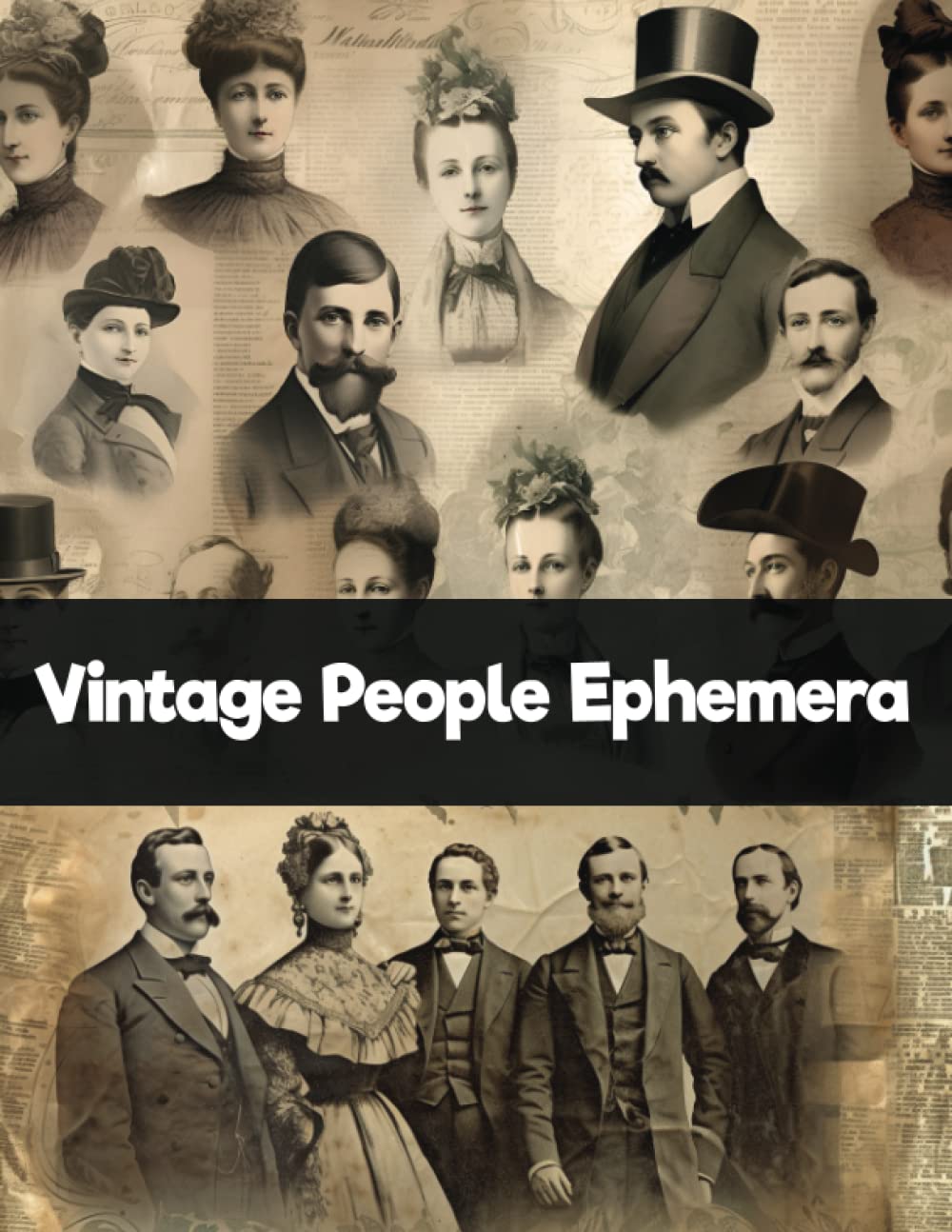 Vintage People Ephemera: Paintings of Victorian Men and Women For junk ...