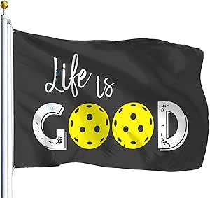 Amazon.com : I Love Pickleball Flags 3x5 Outdoor Kawaii Funny Flags ...