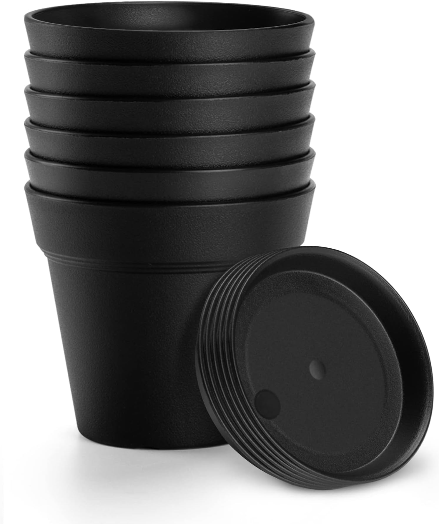 Pot de fleurs en plastique pour semis, pépinière, pot de démarrage pour ...