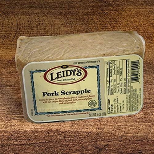 Amazon.com: Leidy's Pork Scrapple 1 Lb (6 Pack) : Grocery & Gourmet Food