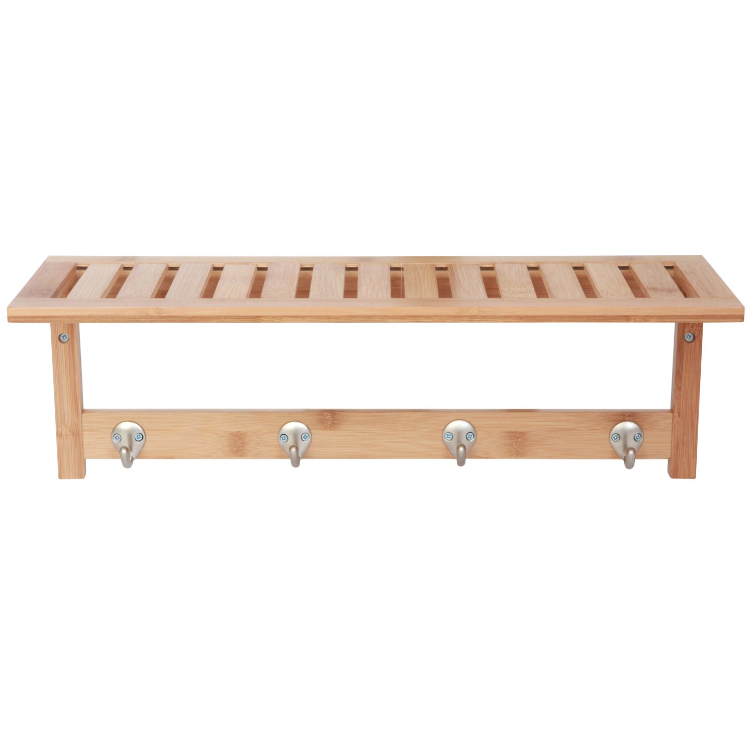 Amazon.com: ToiletTree Products 100% Bamboo Wooden Natural Shelf with 4 ...