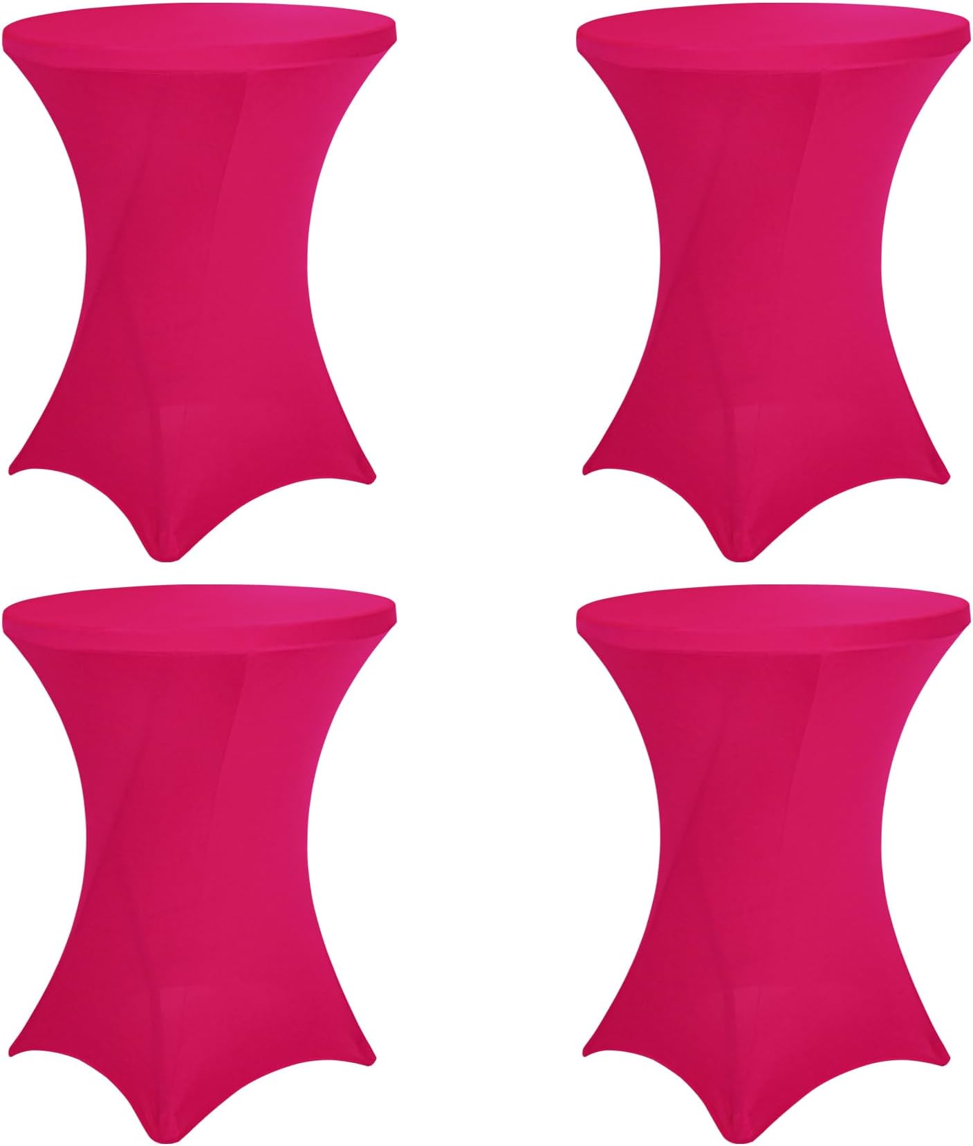 Amazon.com: 4 Pack 32x43 Inch Cocktail Table Cover Spandex Stretch ...