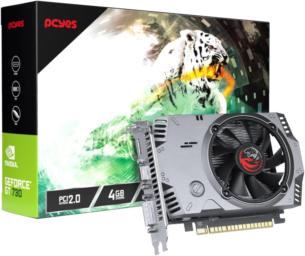 GPU NVIDIA GEFORCE GT 730 4GB GDDR5 64BITS PCYES PVGT7304GB | Amazon.com.br