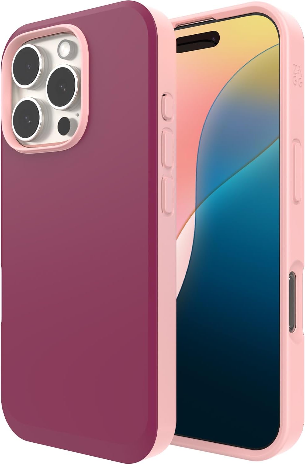 Amazon.com: ZAGG Milan Snap Case for iPhone 16 Pro - Floral Design on ...