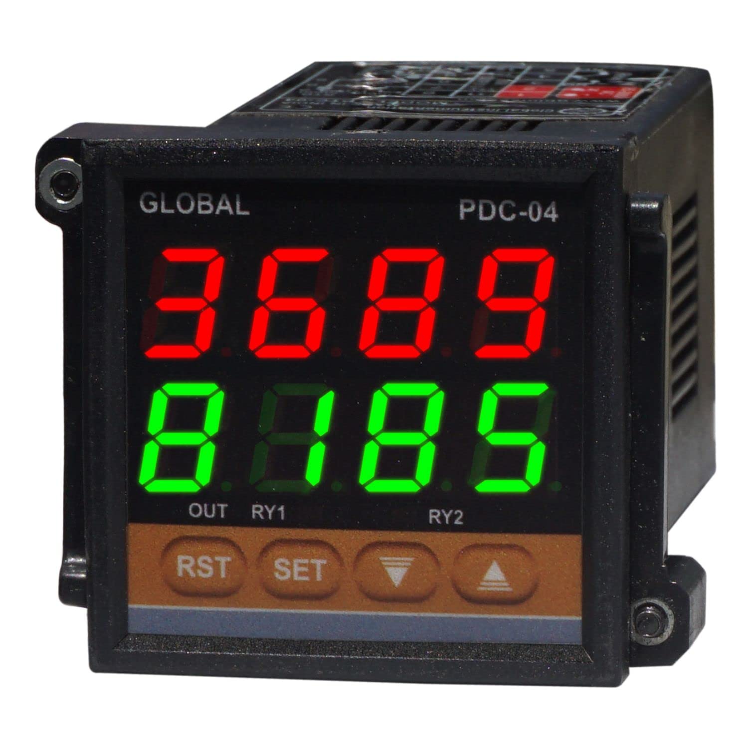 Global PDC-04 Programable Counter, 48x48, 4 Digit 7 Segment Double ...