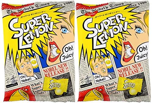Amazon.com : Nobel Super Lemon Hard Candy - 2.6 Oz : Japanese Candy ...