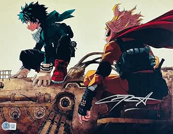 CHRIS SABAT SIGNED ALL MIGHT 11X14 PHOTO MY HERO ACADEMIA ANIME ...