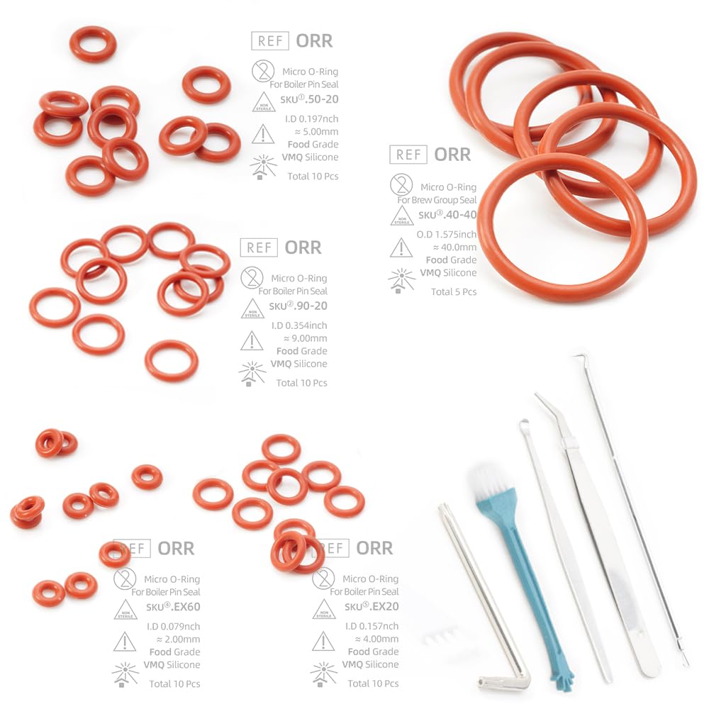 Amazon.com: Food Grade Silicone O Ring Repair Kit, To Solve Boiler Pin ...