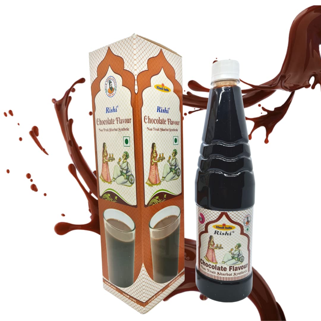 Buy RISHI Chocolate Sharbat Non-Fruit Sharbat Synthetic/ Premium ...