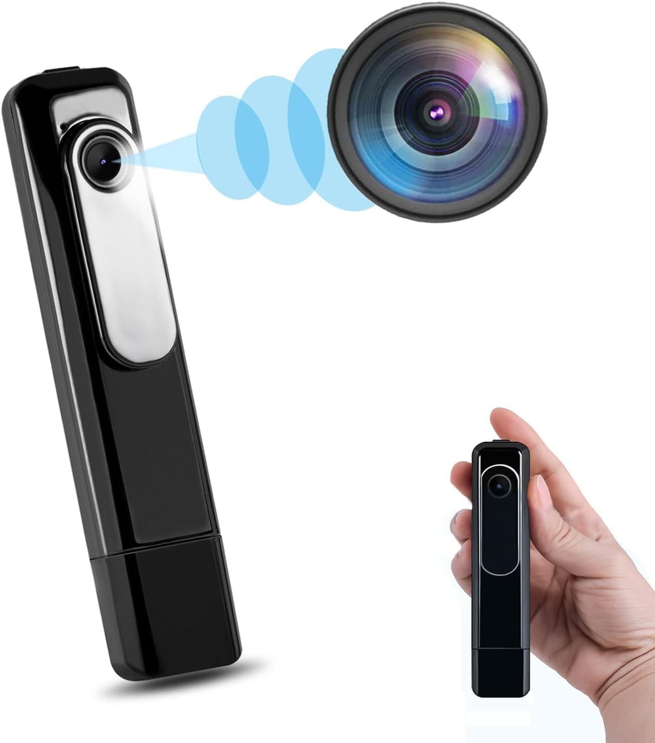 Amazon.com : DAIFAC Hidden Camera Mini Body HD 1080P Portable Cop ...