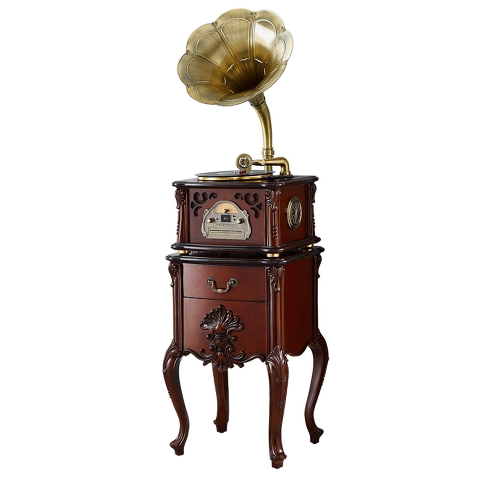Buy DJDLLZY Classical Gramophone Retro Stereo Music Centre,Phonograph ...