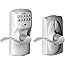 SCHLAGE Satin Nickel FE595VCAM619ACC Camelot Keypad Entry with Flex ...